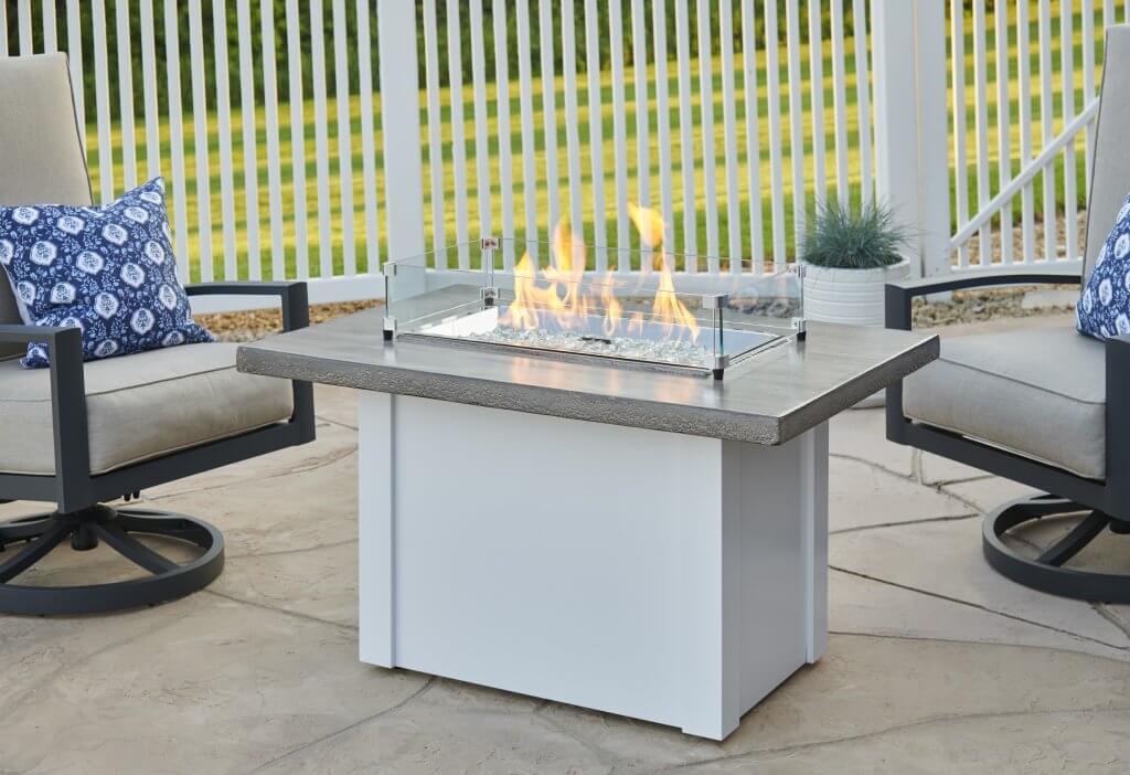 Havenwood Stone Grey – Fire Pit Table – Cloister Cabinetry